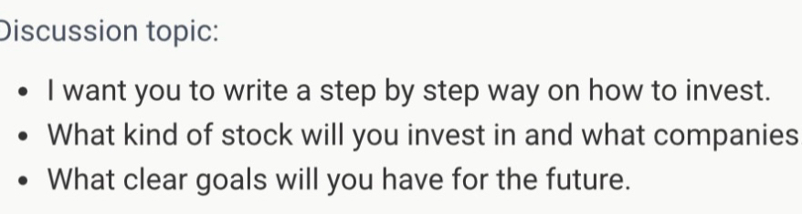 Solved: Discussion topic: I want you to write a step by step way on how ...