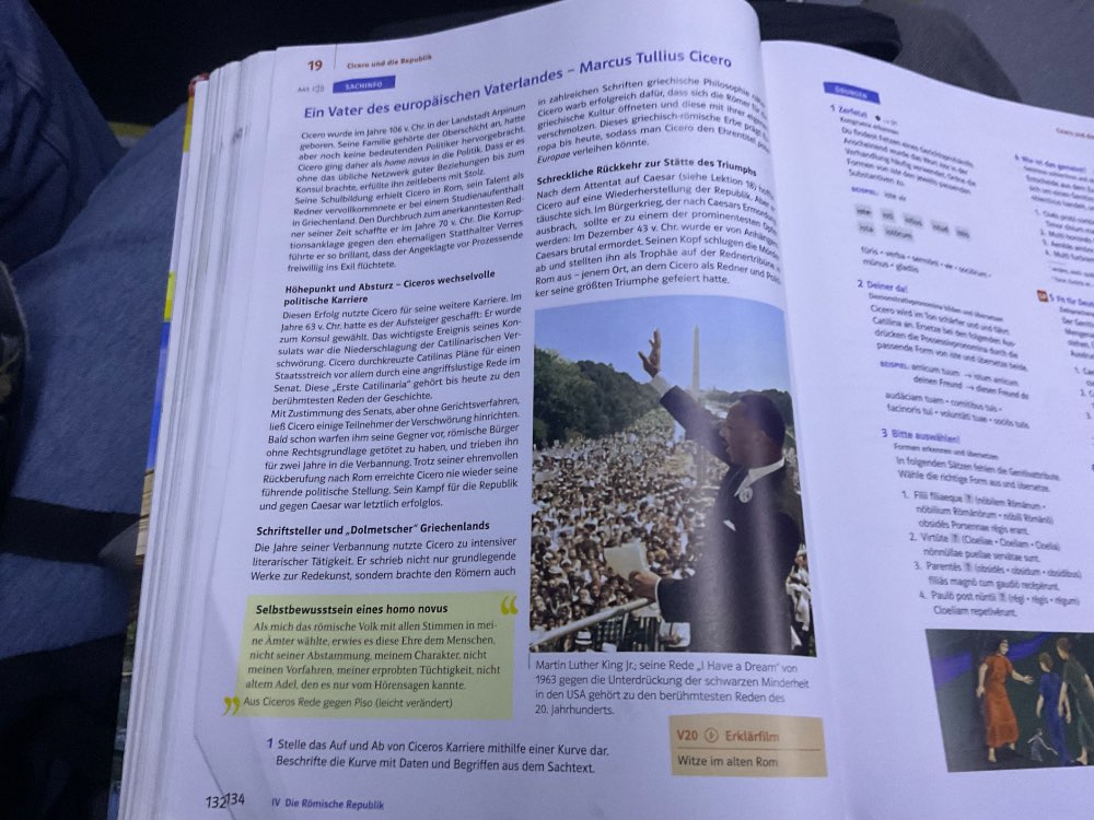 Gelöst:Clcere und dle Republ= Ein Vater des europäischen Vaterlandes ...