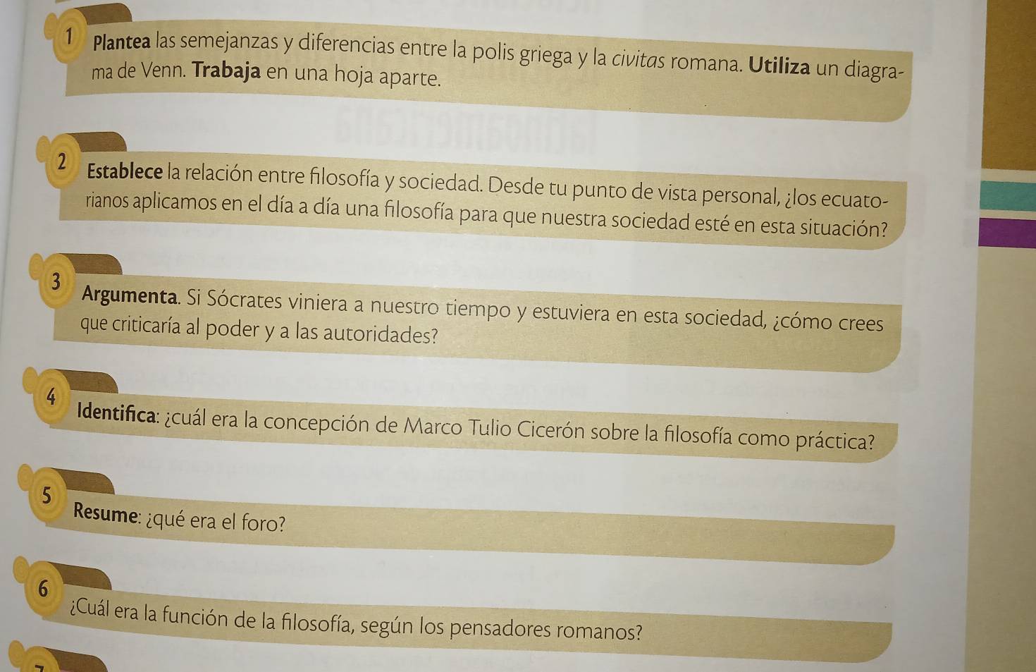Resuelto:plantea las semejanzas y diferencias entre la polis griega y ...