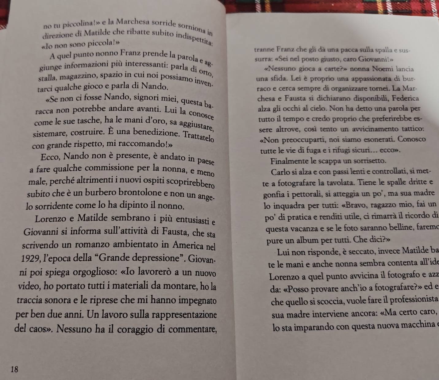 Risolto:no tu piccolina!» e la Marchesa sorride sorniona ín direzione ...