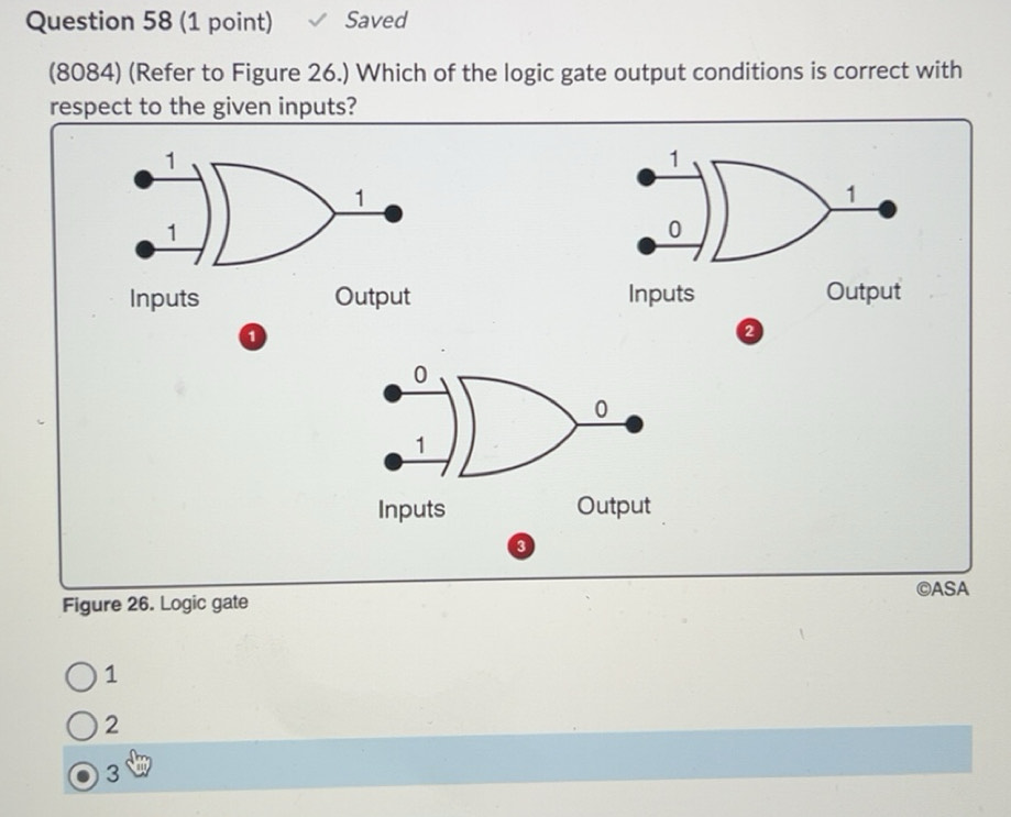 Solved: Saved (8084) (Refer to Figure 26.) Which of the logic gate ...