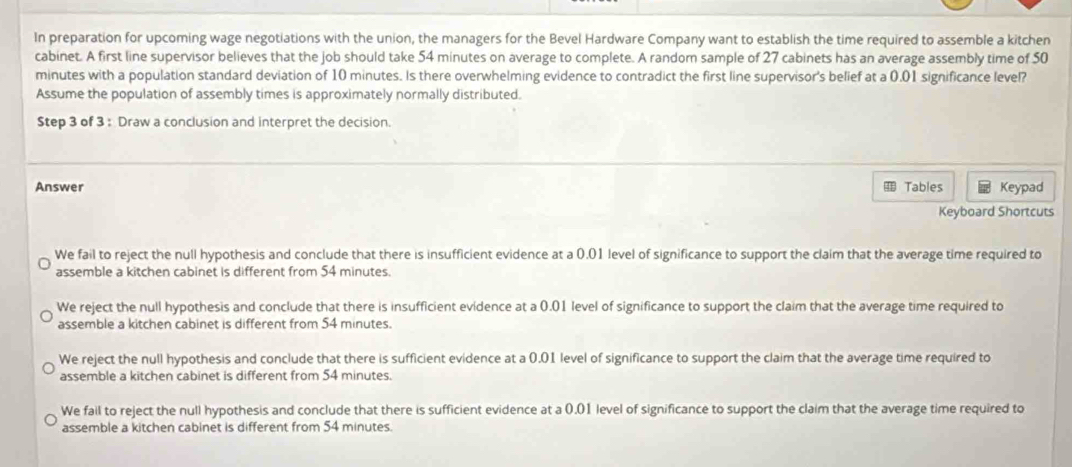 Solved: In preparation for upcoming wage negotiations with the union ...