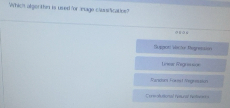 Gelöst:Which algorithm is used for image classification? Support Vector ...