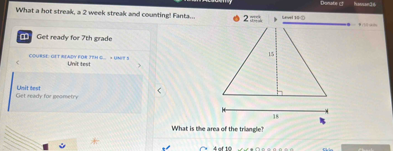 Solved: Donate hassan26 What a hot streak, a 2 week streak and counting ...