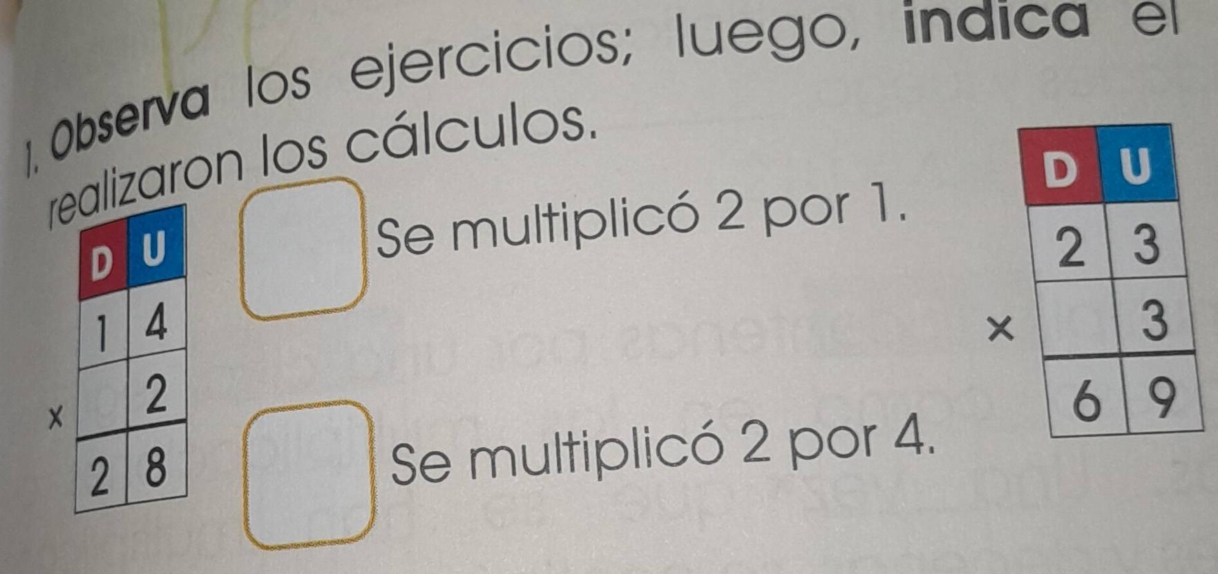 Resuelto:1, Observa los ejercicios; luego, indica el lizaron los ...