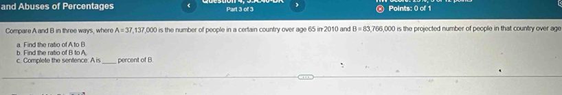 Solved: and Abuses of Percentages