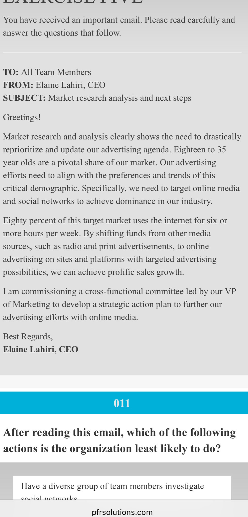 Solved: You have received an important email. Please read carefully and ...