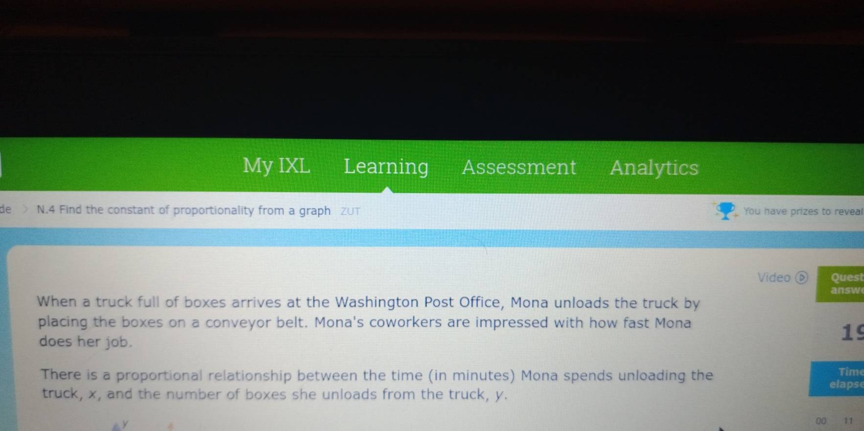 Solved: My IXL Learning Assessment Analytics de N.4 Find the constant ...