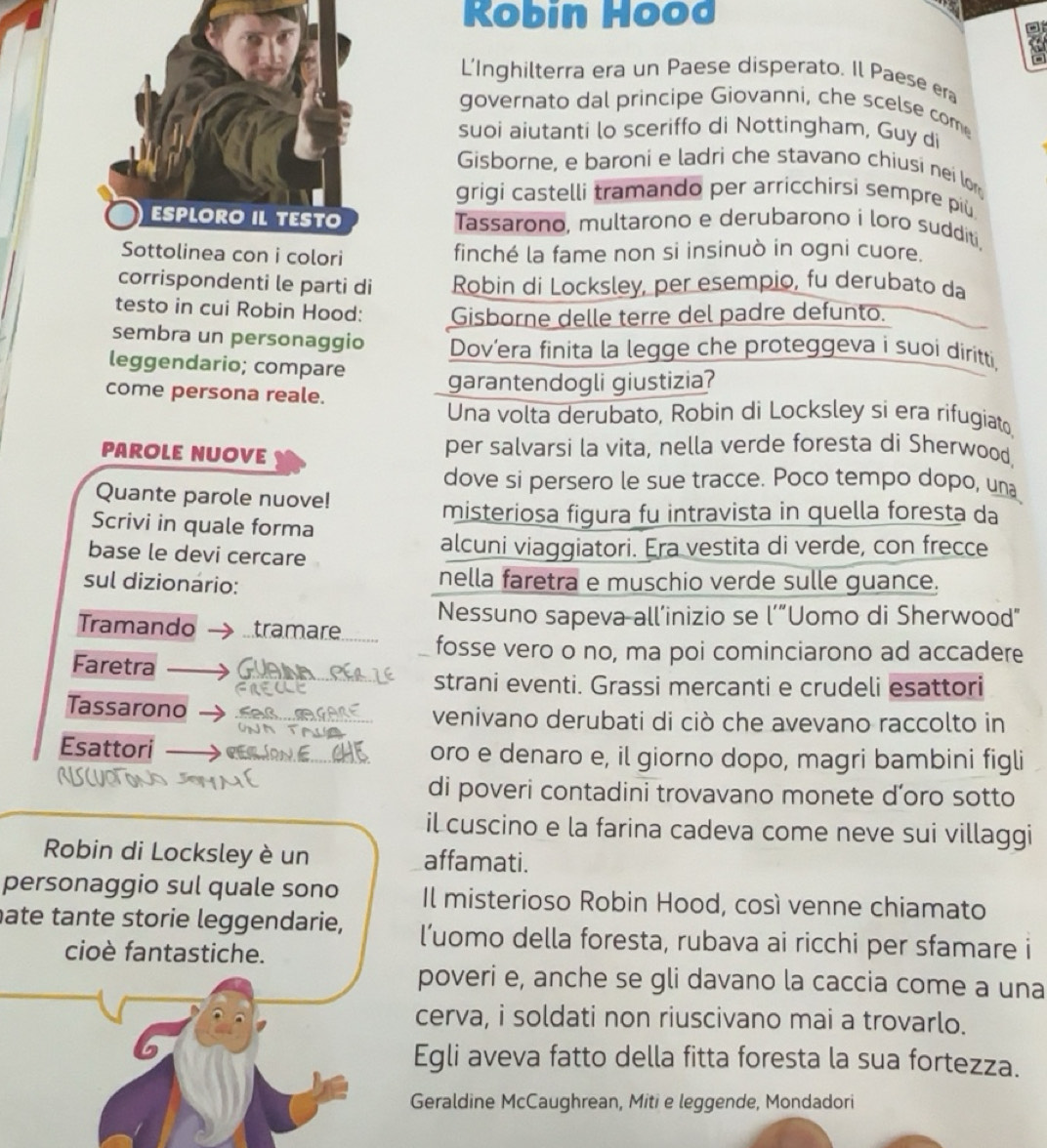 Risolto:Kobín Hood a L'Inghilterra era un Paese disperato. Il Paese era ...