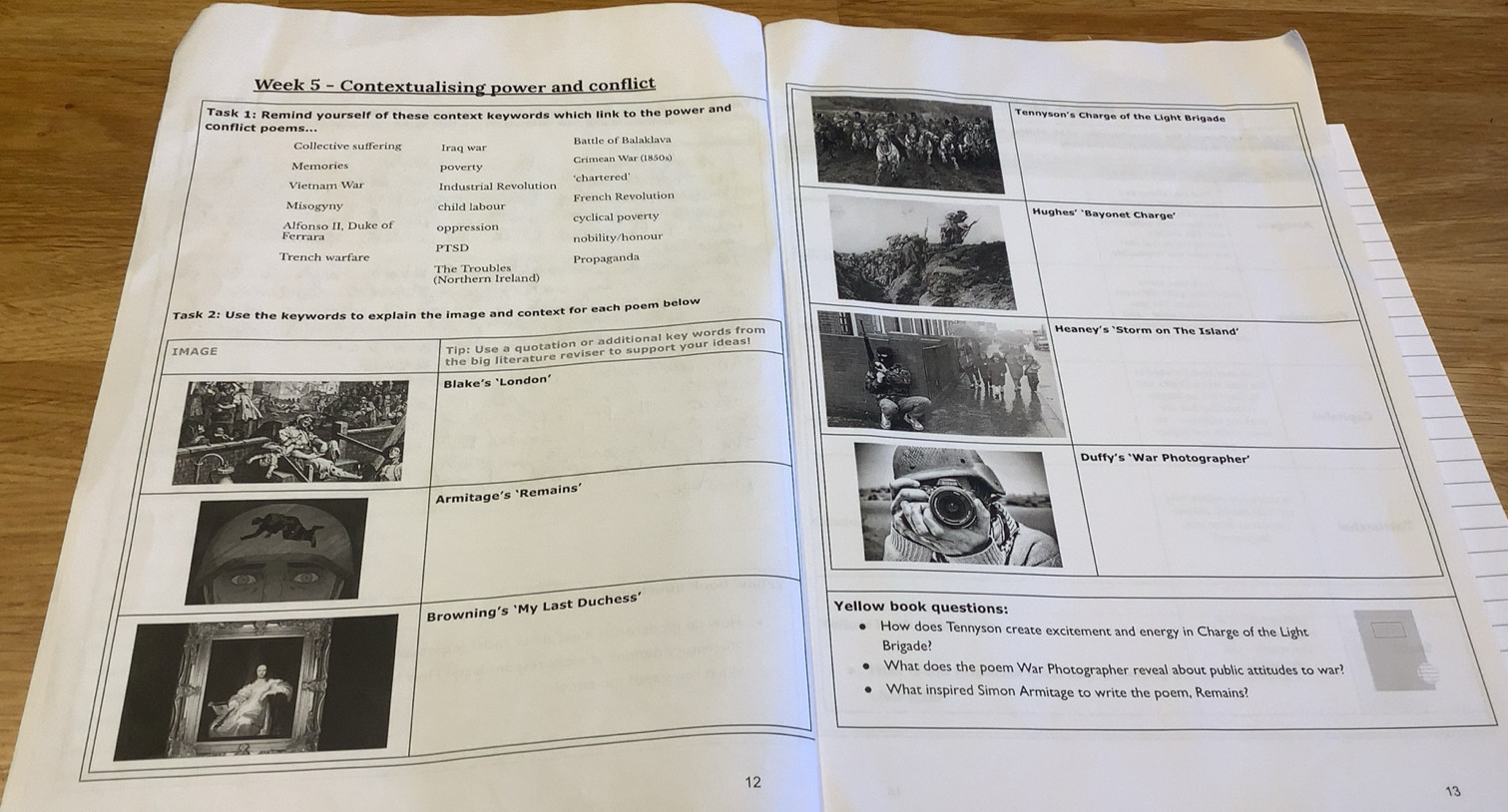 Solved: Week 5 - Contextualising power and conflict Task 1: Remind ...