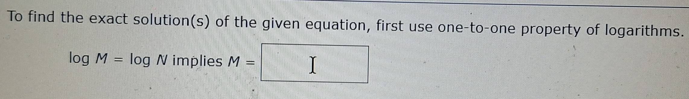 Solved: To find the exact solution(s) of the given equation, first use ...