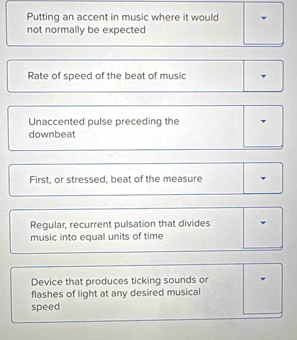 Solved: Putting an accent in music where it would not normally be ...