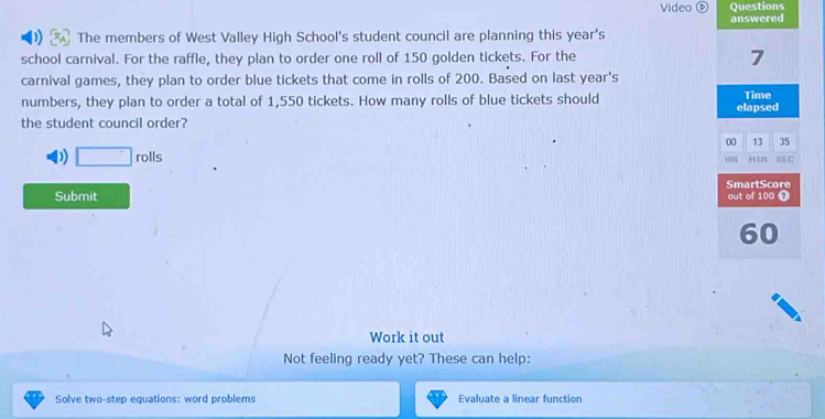 Solved: Video ⑥ Questions answered ) The members of West Valley High ...
