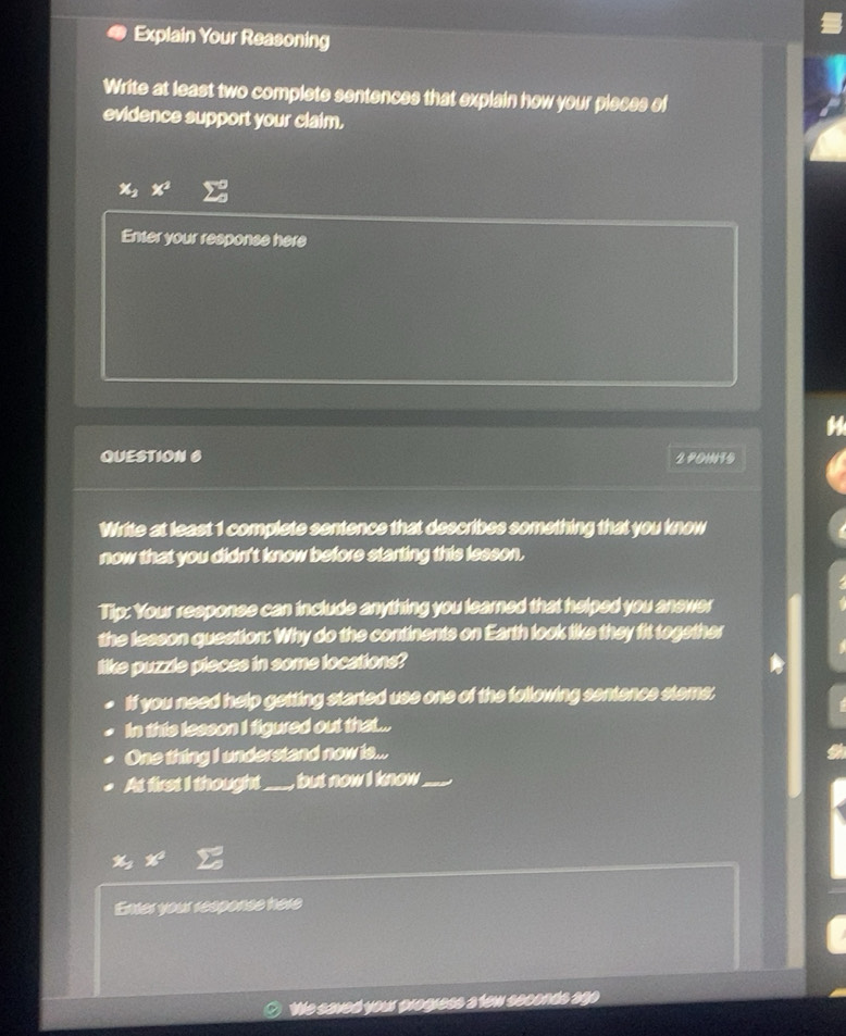 Solved: Explain Your Reasoning Write at least two complete sentences ...