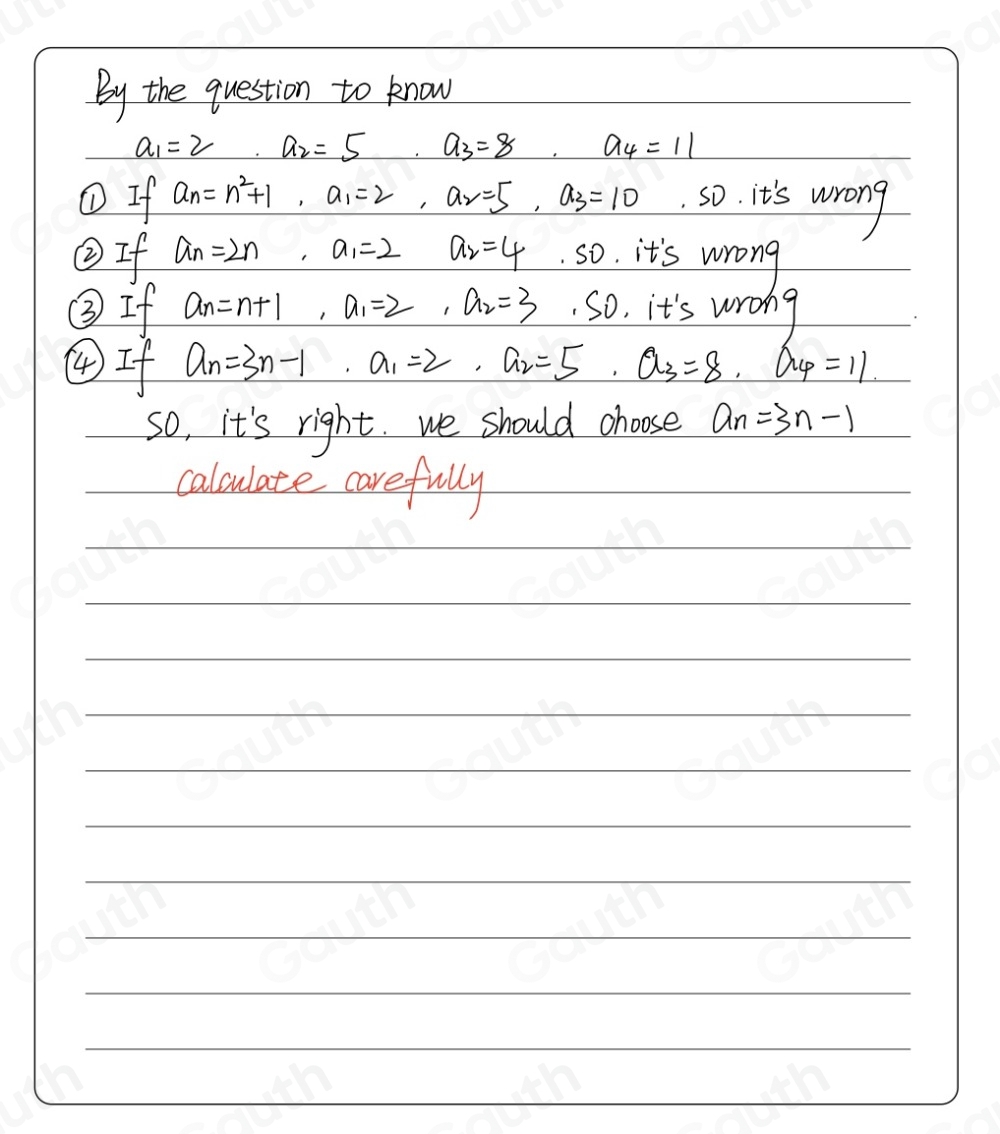 Solved: Determine the nth term formula for the number of square tiles ...