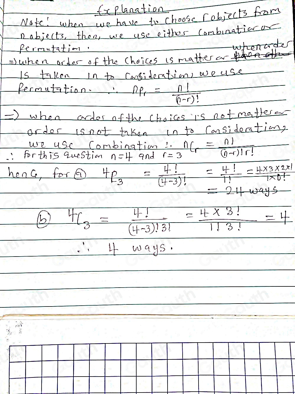 Solved: Introduction to permutations and combinations Suppose we want to choose 3 colors ...