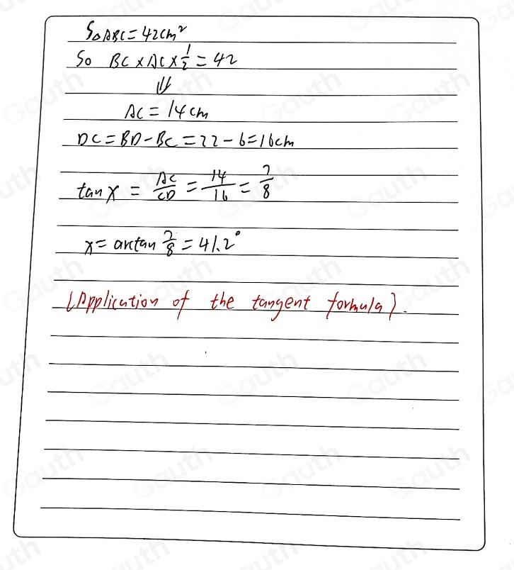Solved: Points B, C and D lie on a straight line. AC is perpendicular ...