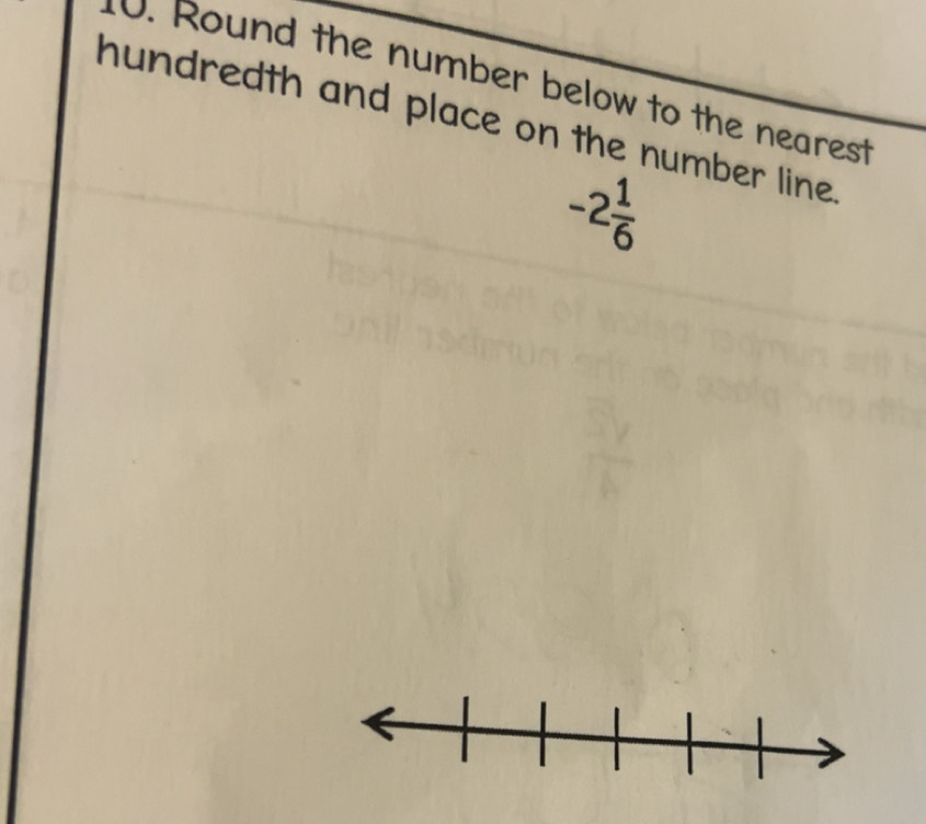 Solved: Round the number below to the nearest hundredth and place on ...