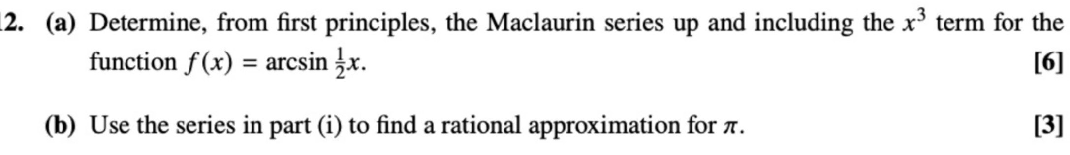 Solved: Determine, from first principles, the Maclaurin series up and ...