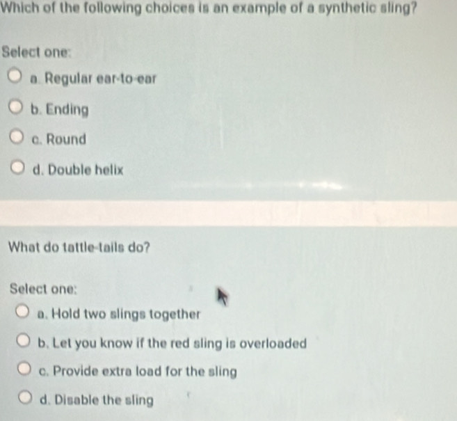Solved: Which of the following choices is an example of a synthetic ...