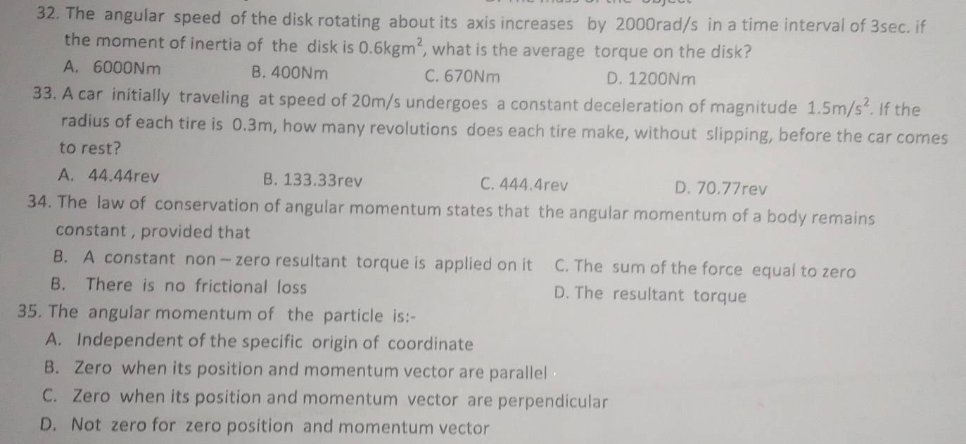Solved: The angular speed of the disk rotating about its axis increases ...