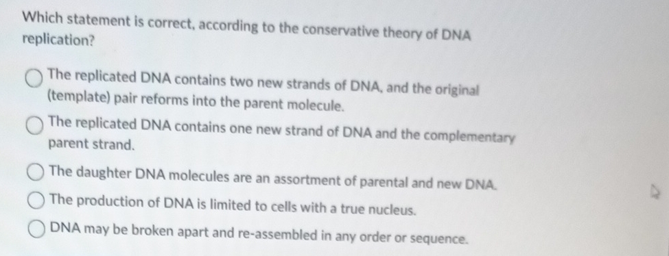 Solved: Which statement is correct, according to the conservative ...