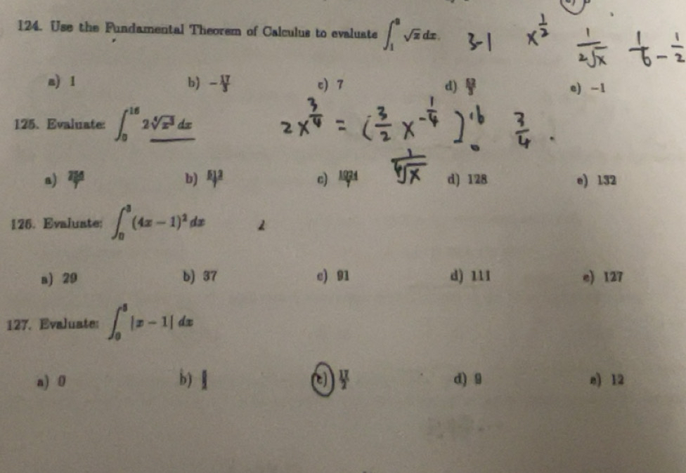 Solved: Use the Fundamental Theorem of Calculus to evaluate ∈t _1 ...