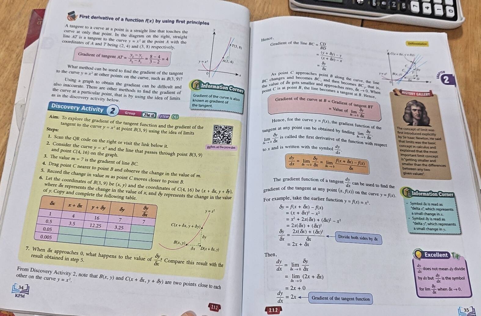 Solved: First derivative of a function f(x) by using first principles A ...