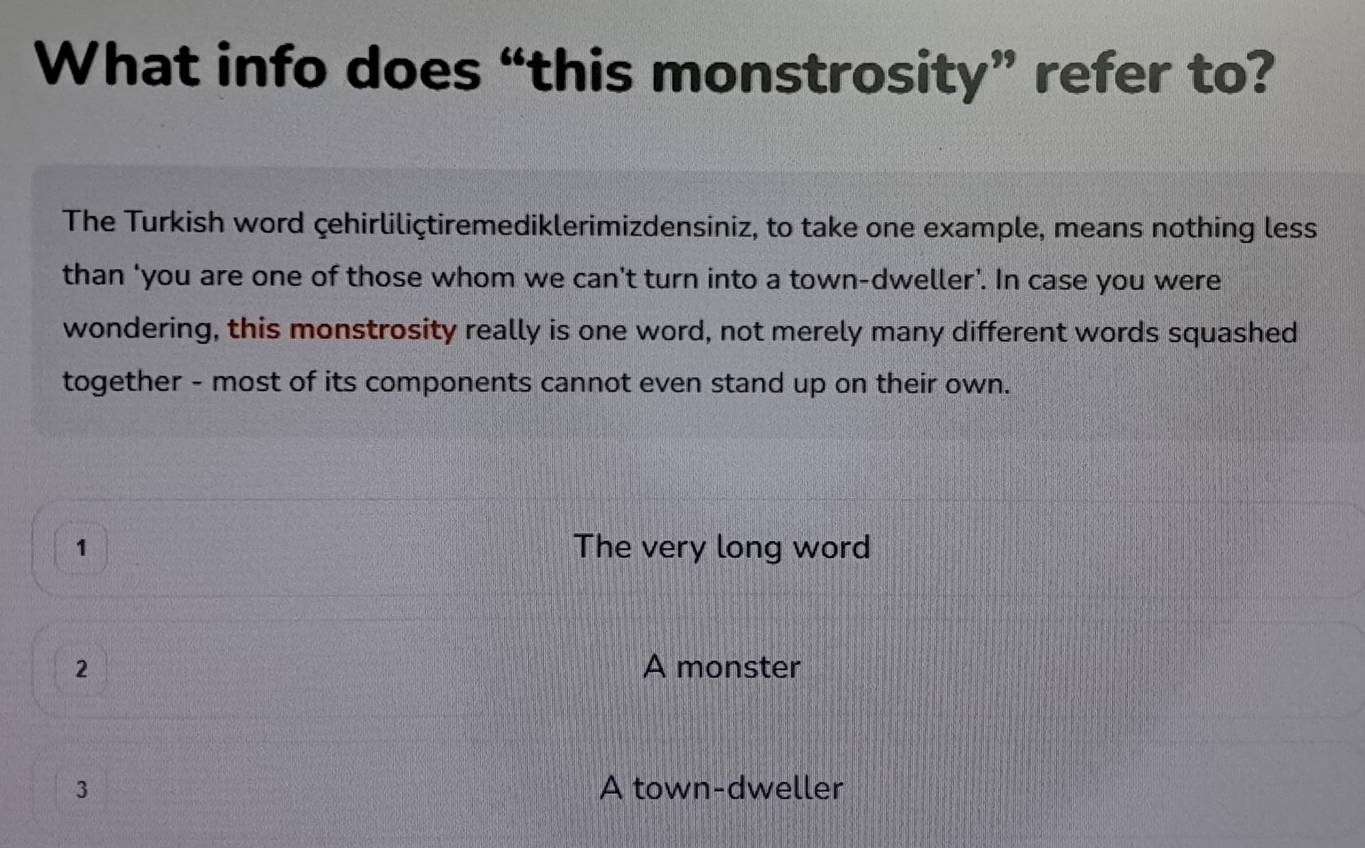 Giải quyết:What info does “this monstrosity” refer to? The Turkish word ...