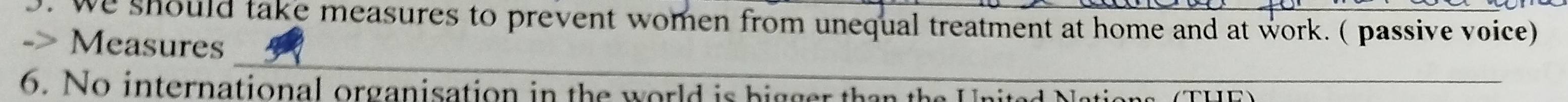 Giải quyết:We should take measures to prevent women from unequal ...