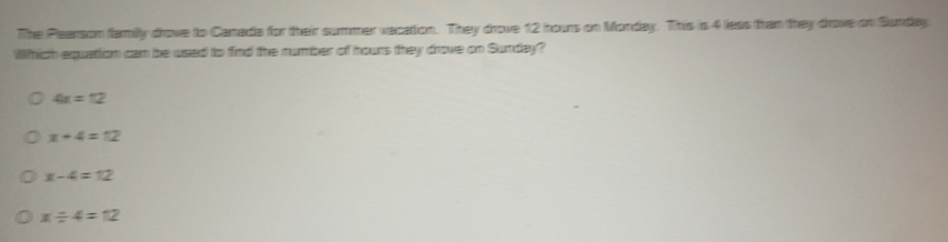 Solved: The Plearson flamilly drowe to Camada for their summer vacation ...