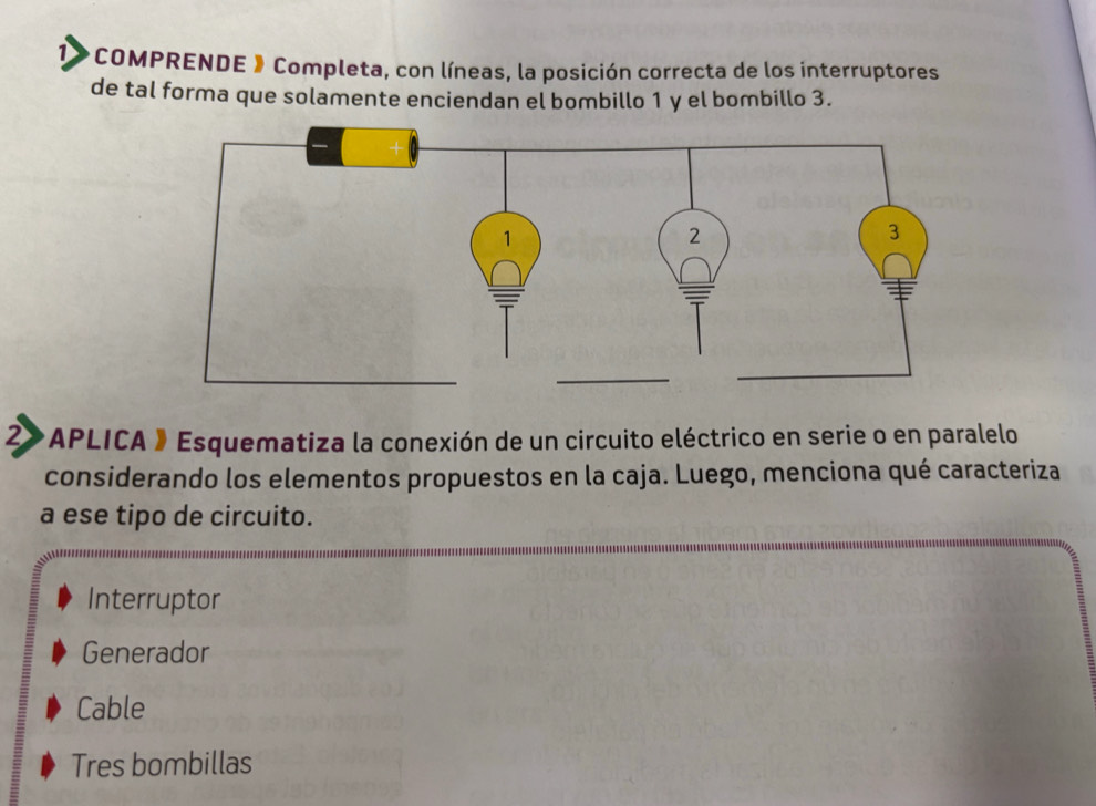 Resuelto:COMPRENDE » Completa, con líneas, la posición correcta de los ...