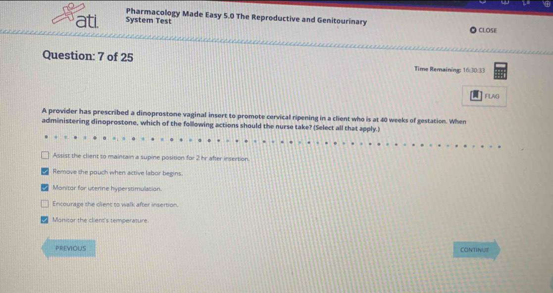 Solved: Pharmacology Made Easy 5.0 The Reproductive and Genitourinary ...