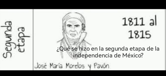 Resuelto:1811 al 1815 ¿Qué se hizo en la segunda etapa de la ...