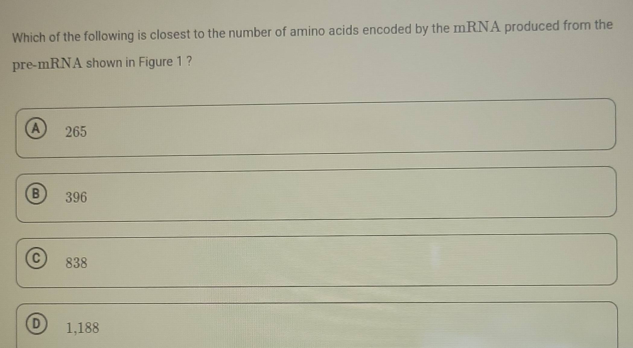 Solved: Which of the following is closest to the number of amino acids ...
