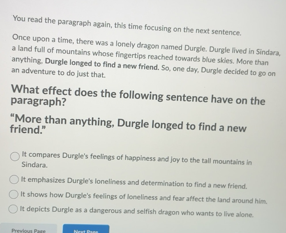 Solved: You read the paragraph again, this time focusing on the next ...