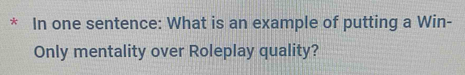 Solved: ∞ In one sentence: What is an example of putting a Win- Only ...