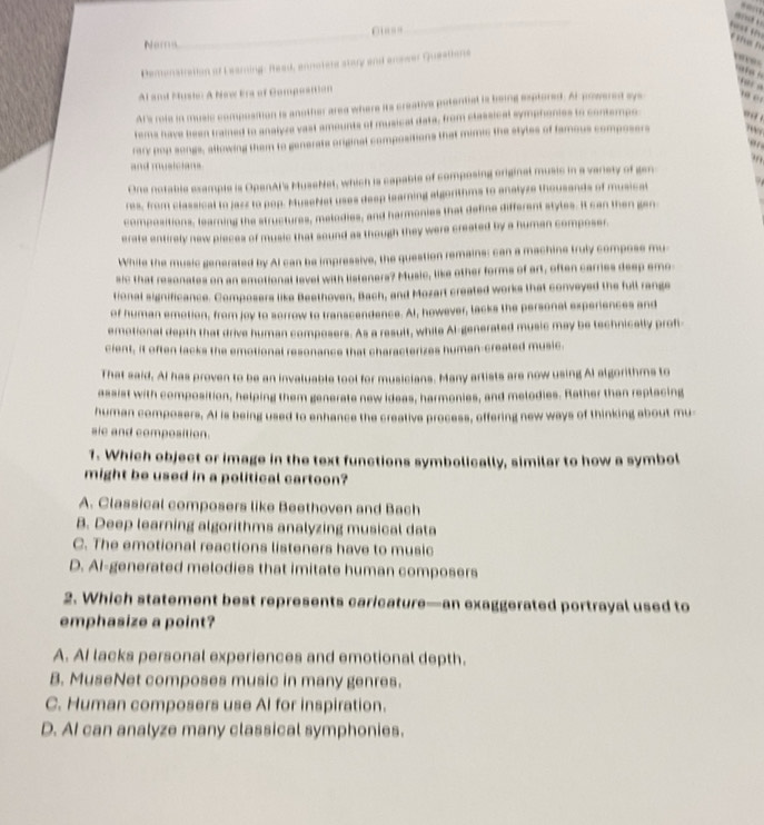 Gelöst:enAt's MuseNel, which is capable of composing original music in ...