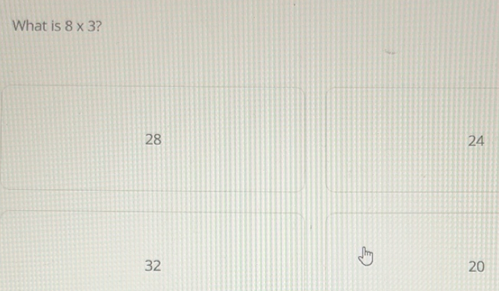 Solved: What is 8* 3 2 28 24 32 20 [Math]