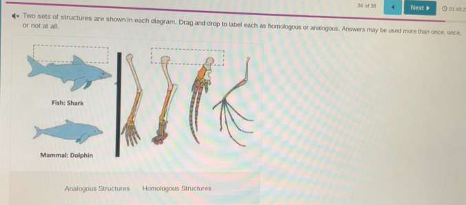 Solved: of 38 Next 01:49 2 Two sets of structures are shown in each ...