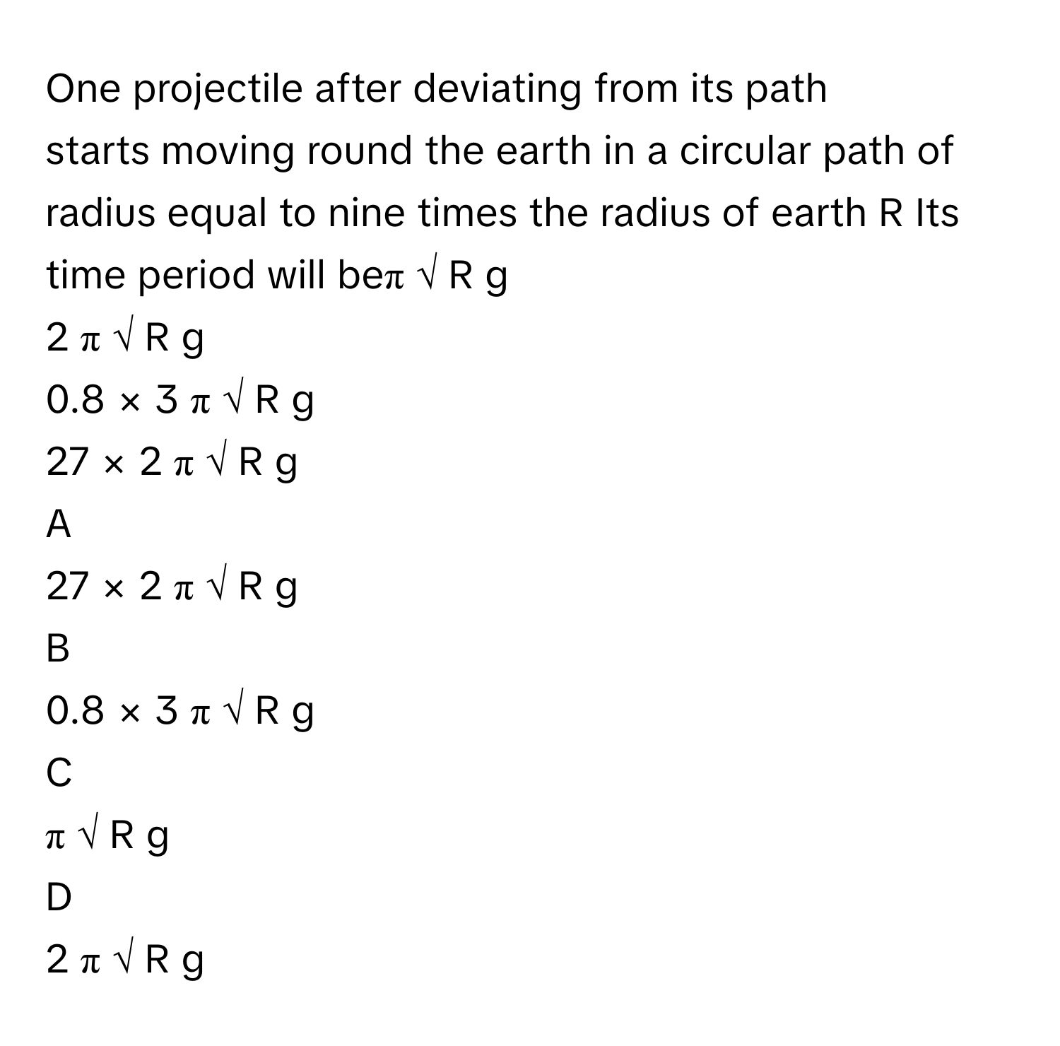 Solved: One projectile after deviating from its path starts moving ...