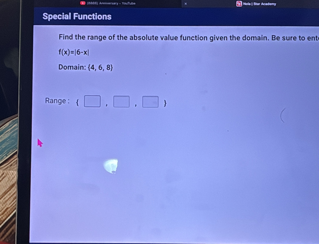 Solved: (8866) Anniversary - YouTube × Nola | Star Academy Special ...