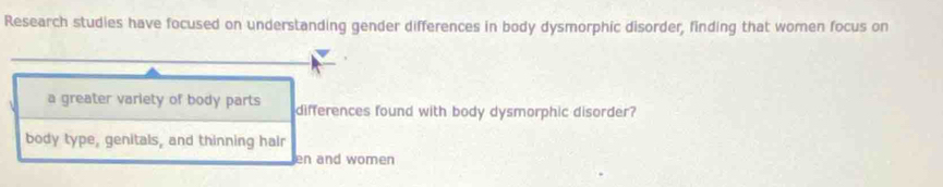 Solved: Research studies have focused on understanding gender ...