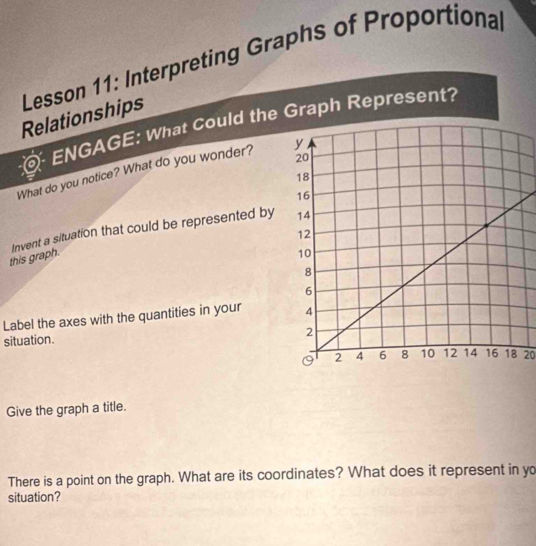 Solved: Lesson 11: Interpreting Graphs of Proportional Relationships ...