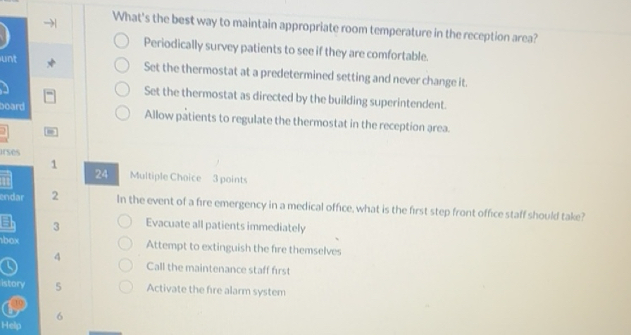 Solved: What's the best way to maintain appropriate room temperature in ...
