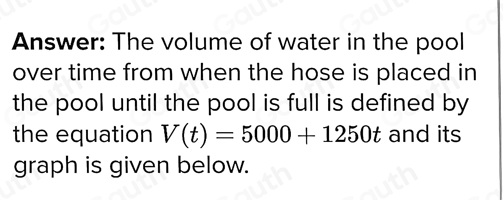 Solved: 4.07 Quiz: Sketch Lines A 20,000 gallon swimming pool contains ...
