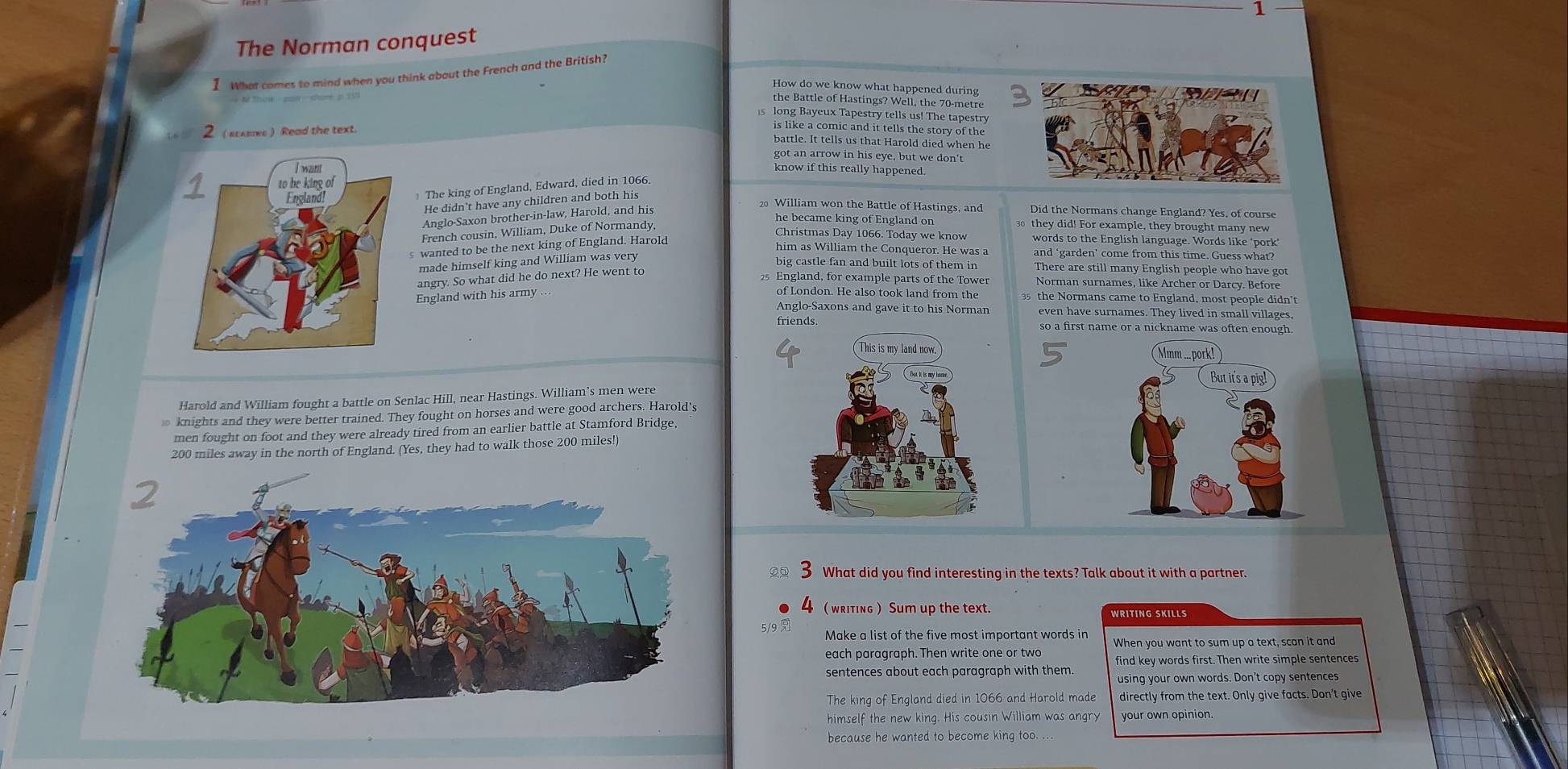 Gelöst:The Norman conquest Ⅰ What comes to mind when you think about ...