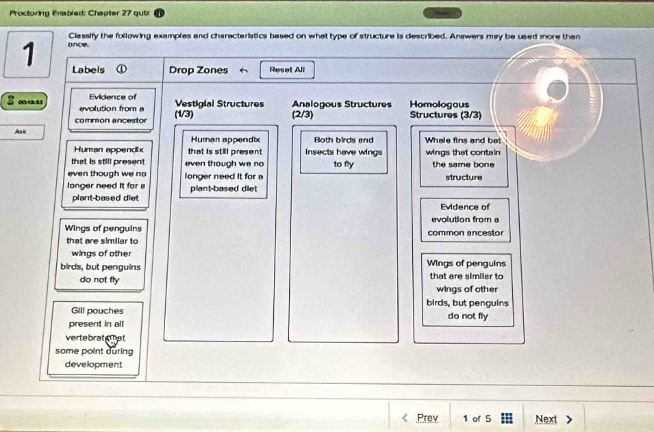 Solved: Proctoring Enabled: Chapter 27 quiz Classify the following ... Solved: Proctoring Enabled: Chapter 27 quiz Classify the following ...