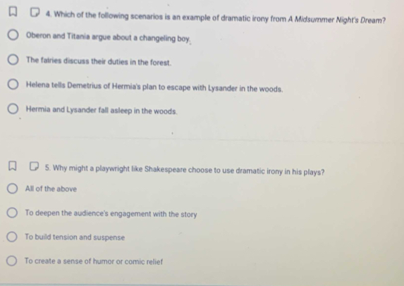 Solved: Which of the following scenarios is an example of dramatic ...