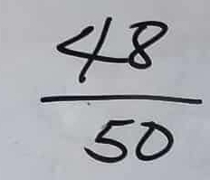 Solved: 48/50 [Math]